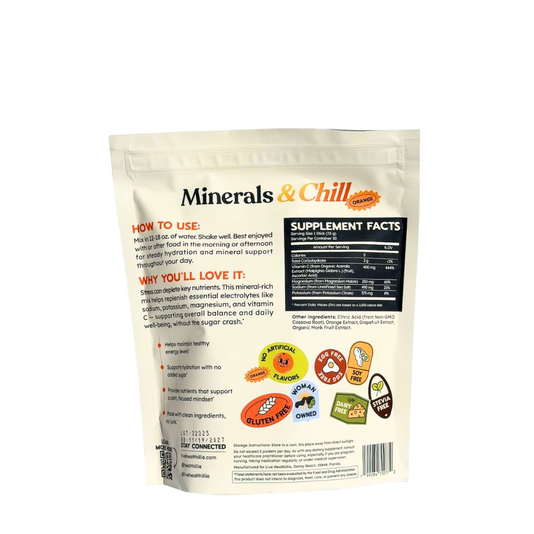 Minerals & Chill – Help Balance Cortisol & Boost Energy – Live Healthillie