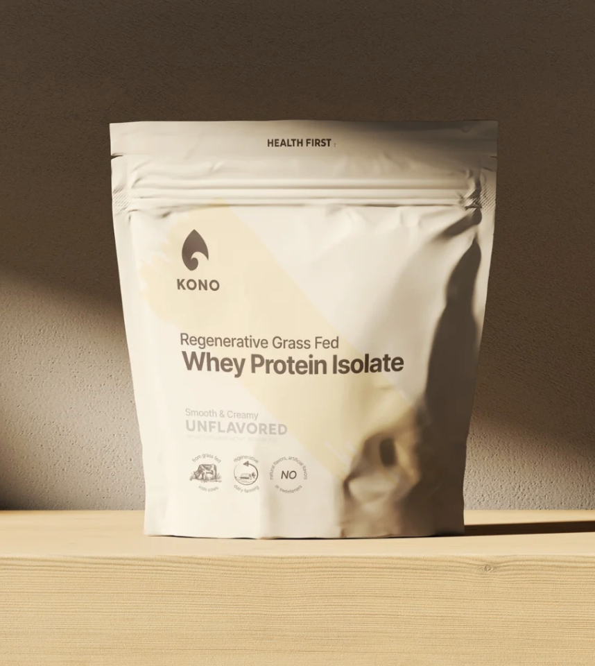 Regenerative Grass Fed Whey Protein Isolate - Unflavored | Live Healthillie